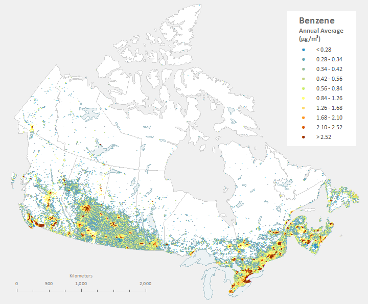 Benzene - Environmental Exposures - CAREX Canada