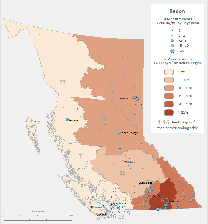 Radon - Environmental Exposures - CAREX Canada