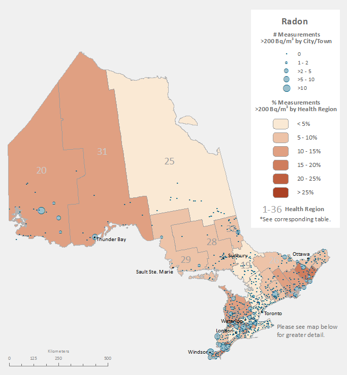 Radon - Environmental Exposures - CAREX Canada