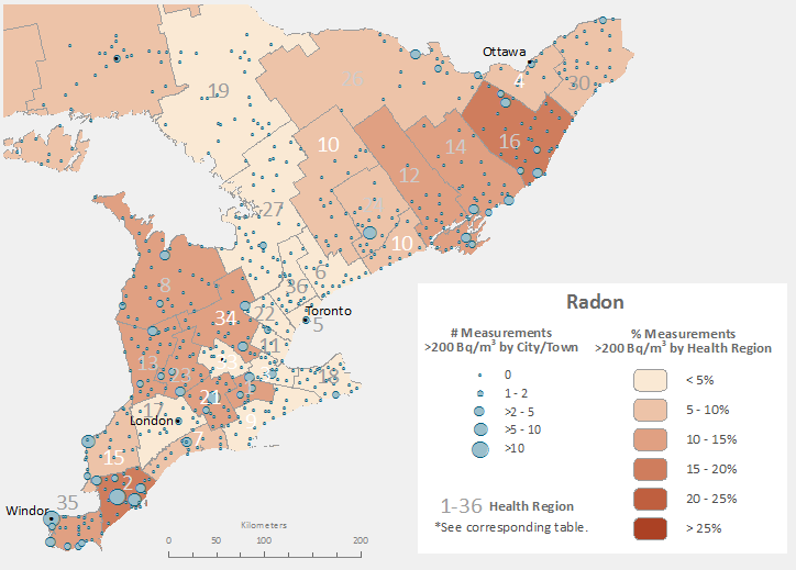 Radon - Environmental Exposures - CAREX Canada