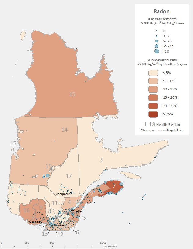 Radon - Environmental Exposures - CAREX Canada